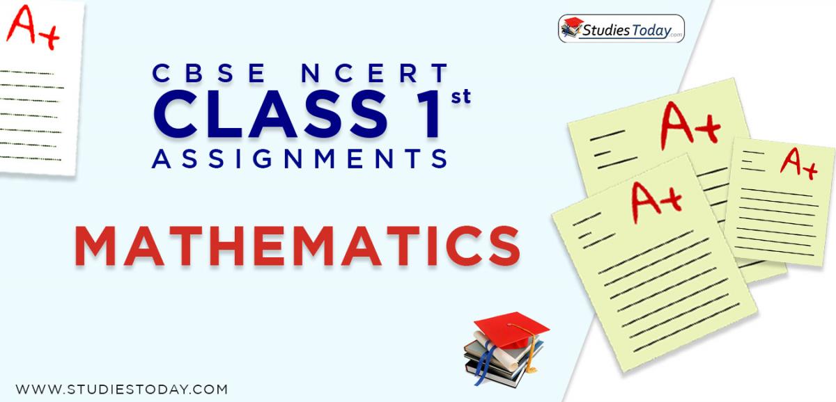 Assignments for Class 1 Mathematics PDF Download